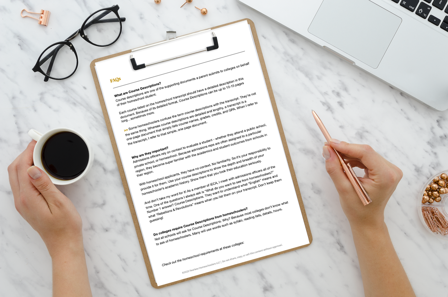 How to Write Homeschool Course Descriptions that Colleges Love | Fearless Homeschoolers